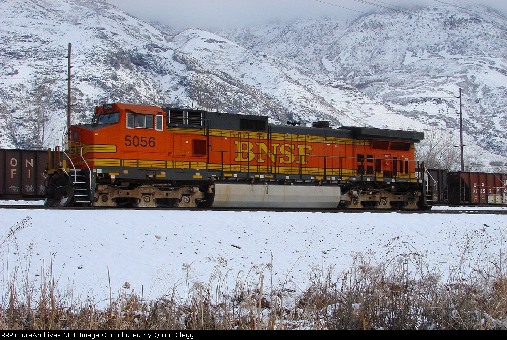 BNSF 5056 PROVO,UTAH JANUARY 24,2010.